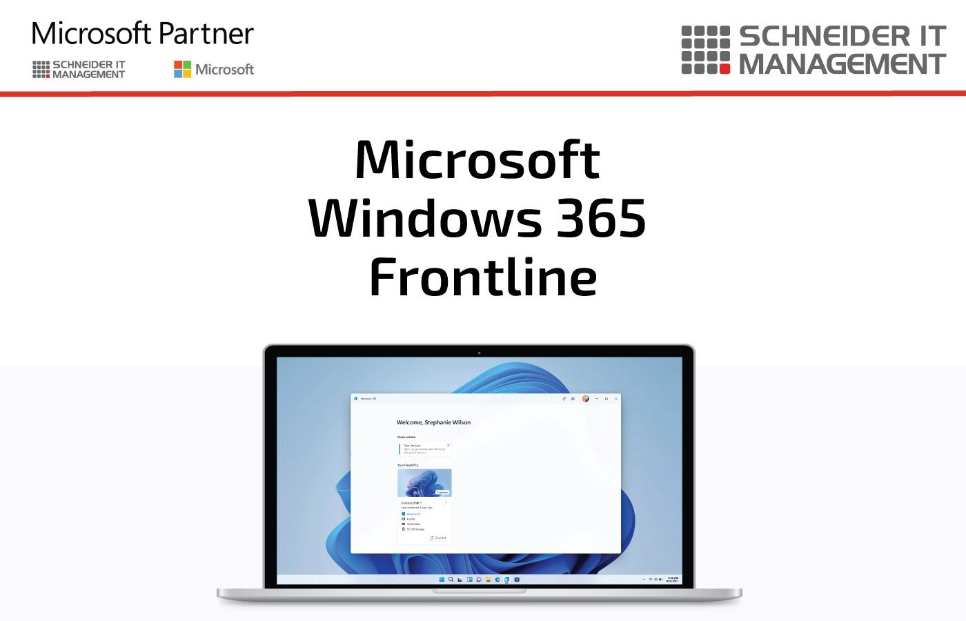Microsoft Windows 365 Frontline [2023] - SCHNEIDER IT MANAGEMENT