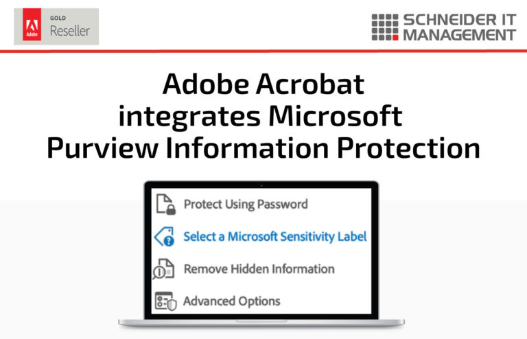 Adobe Acrobat integrates Microsoft Purview Information Protection for ...