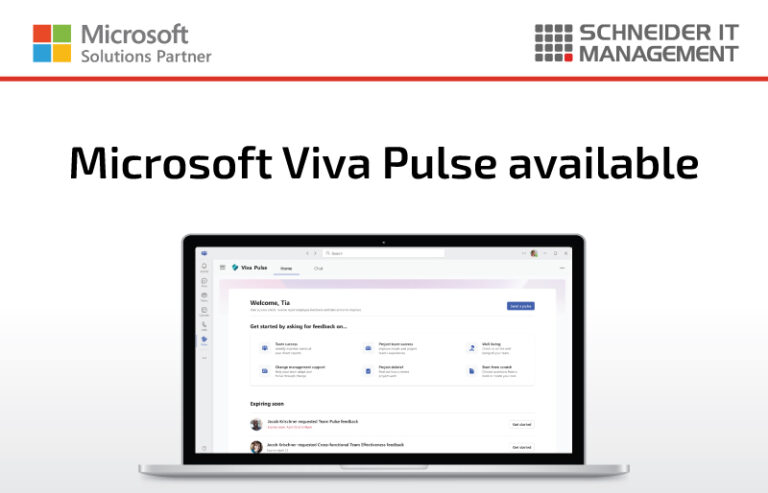 Microsoft Viva Pulse: Streamlining Team Feedback [2023] - SCHNEIDER IT MANAGEMENT