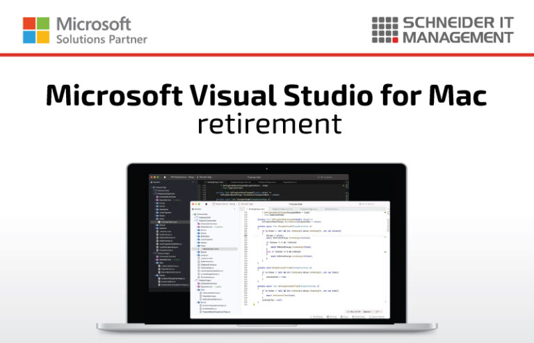 Microsoft Visual Studio for Mac retirement - SCHNEIDER IT MANAGEMENT