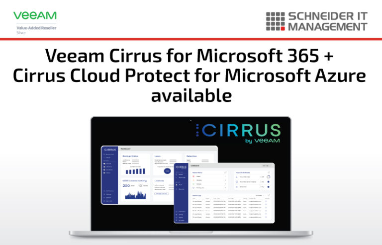 Veeam Cirrus for Microsoft 365 and Cirrus Cloud Protect for Microsoft Azure available ...