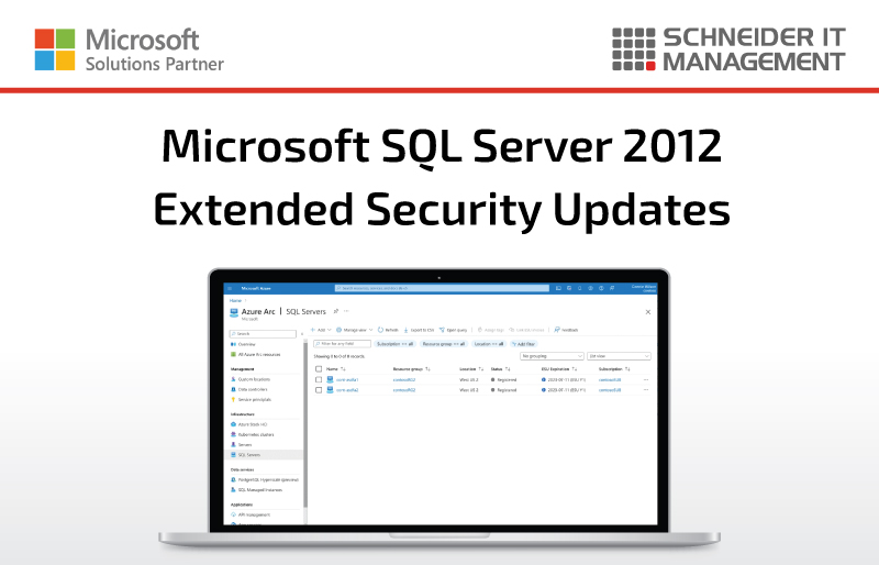 Microsoft SQL Server 2012 Extended Security Updates available Microsoft SQL Server 2012 Extended Security Updates available