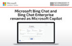 Bing Chat and Bing Chat Enterprise evolve into Copilot