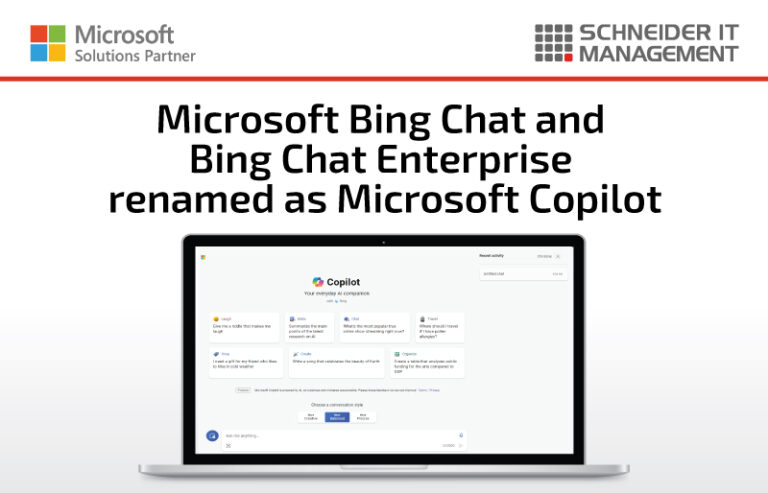 Bing Chat and Bing Chat Enterprise evolve into Copilot