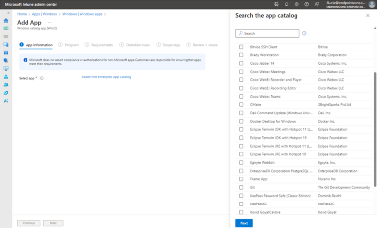 Microsoft Intune Enterprise App Management now in Intune Suite