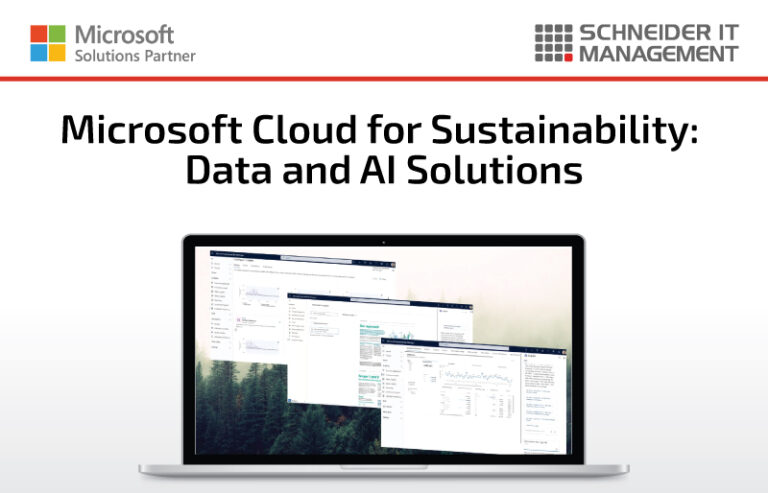 Microsoft Cloud for Sustainability: Data and AI Solutions