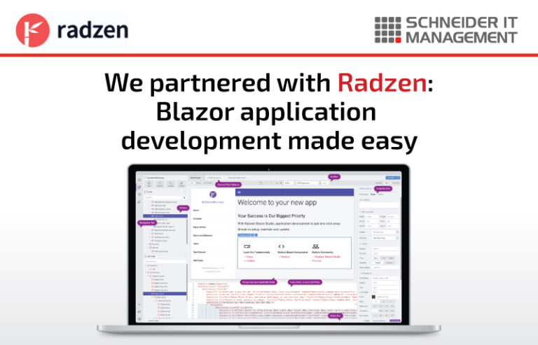Radzen Licensing Partner - SCHNEIDER IT MANAGEMENT