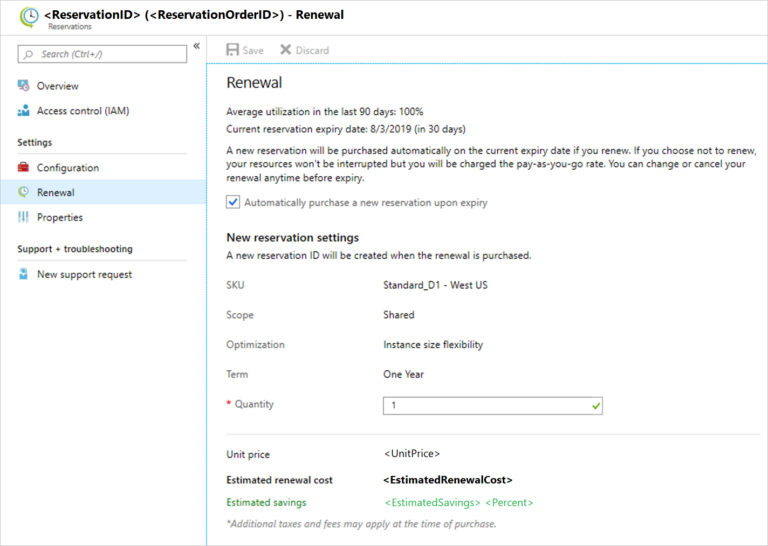 Microsoft Azure Automatic Reservation Renewal How To 2024