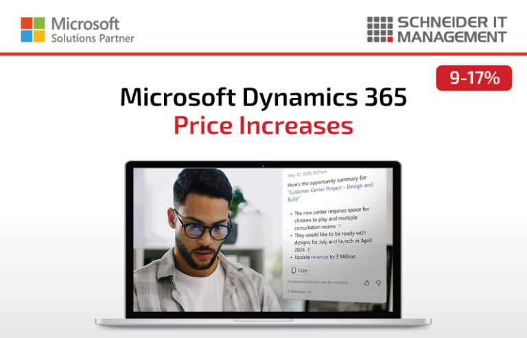 Microsoft Dynamics 365 Price Increases [2024]