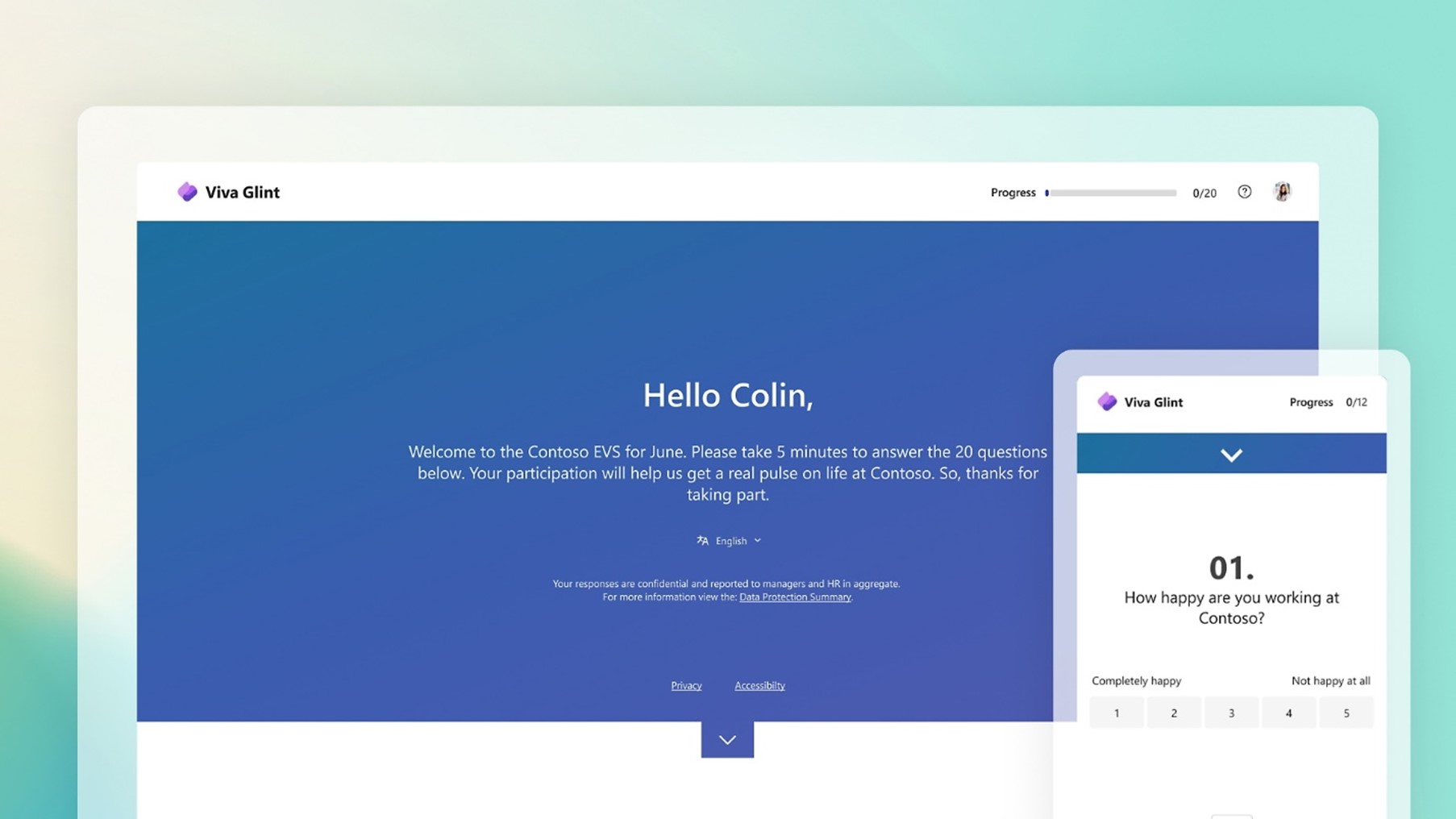 Microsoft Viva Glint available in CSP: Employee Engagement