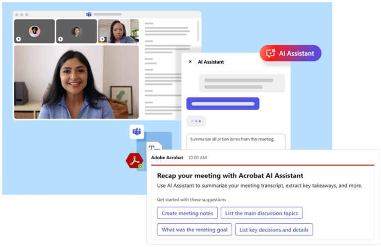 Adobe Acrobat for Microsoft Teams: AI integration - SCHNEIDER IT MANAGEMENT