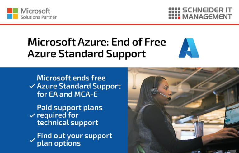 Microsoft Azure: Ende des kostenlosen Azure Standard Supports ...