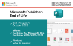 Microsoft Publisher: End of Life in October 2026 - SCHNEIDER IT MANAGEMENT