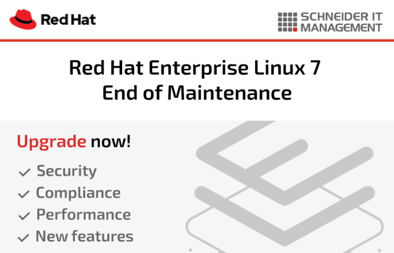 Red Hat Enterprise Linux 7 End of Maintenance
