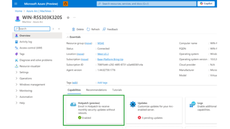 Microsoft Hotpatch For Windows Server 2025