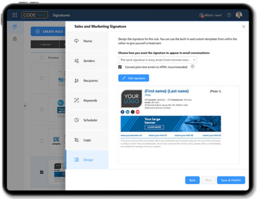 CodeTwo Outlook Signatures: Dynamic Changes Based on Senders ...