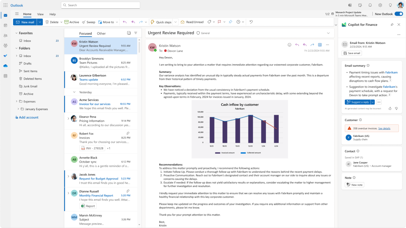 Microsoft Copilot for Finance is now Finance Agents - SCHNEIDER IT MANAGEMENT